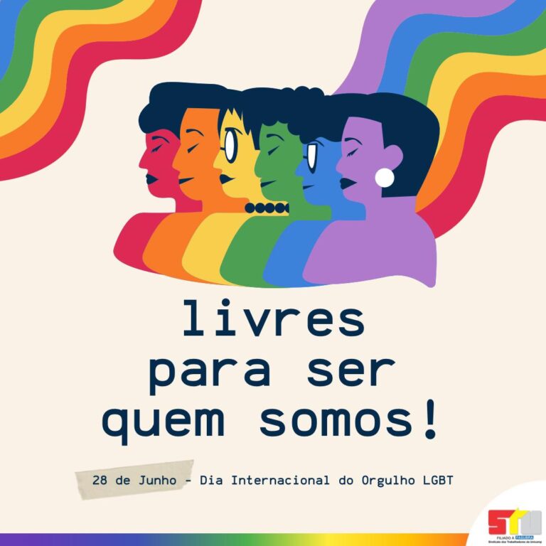 28 de junho – Dia Internacional do Orgulho LGBT – STU – Sindicato dos ...